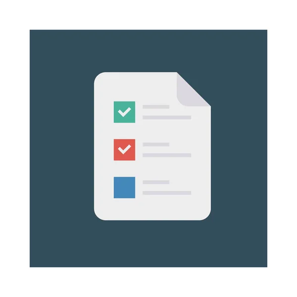 Project Checklist File Vector Illustration Stock Vector by ...