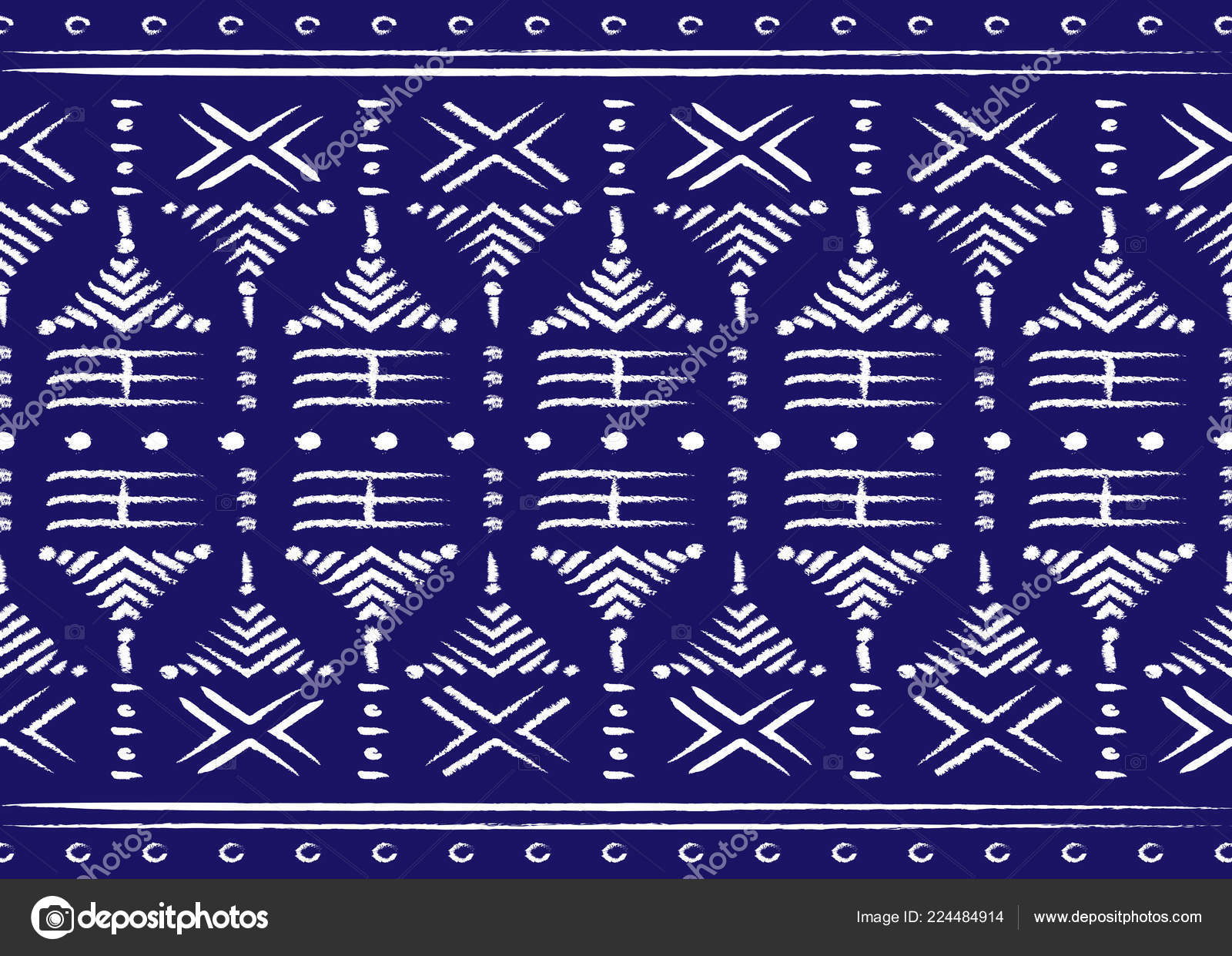 African Print Fabric Ethnic Handmade Ornament Your Design Tribal ...