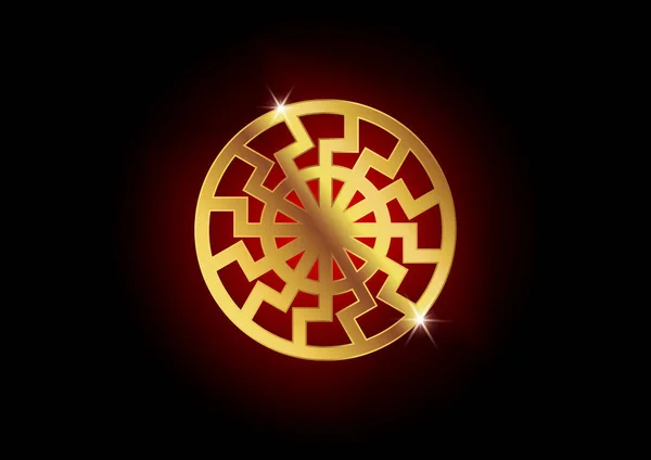 Decoding the ancient of the symbols Norsemen. Vegvisir Viking Golden ...