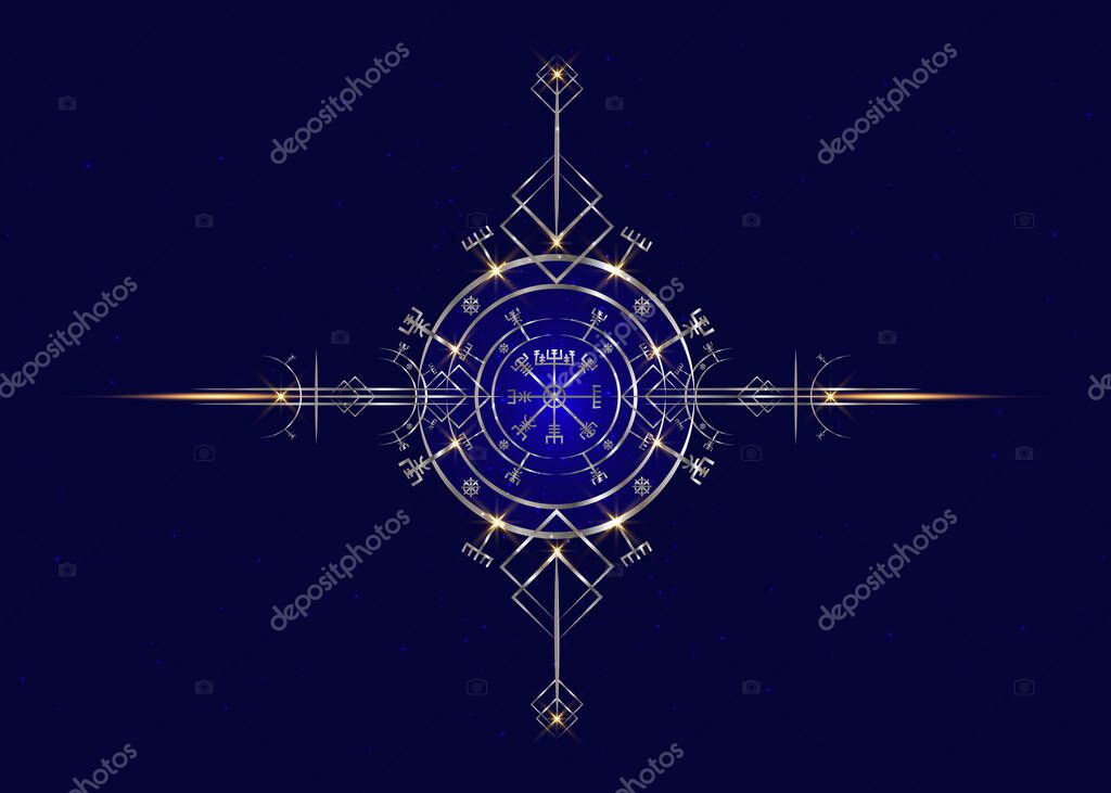 Magia antigua vikinga art deco, Vegvisir magia navegación brújula ... Magia antigua vikinga art deco, Vegvisir magia navegación brújula ...