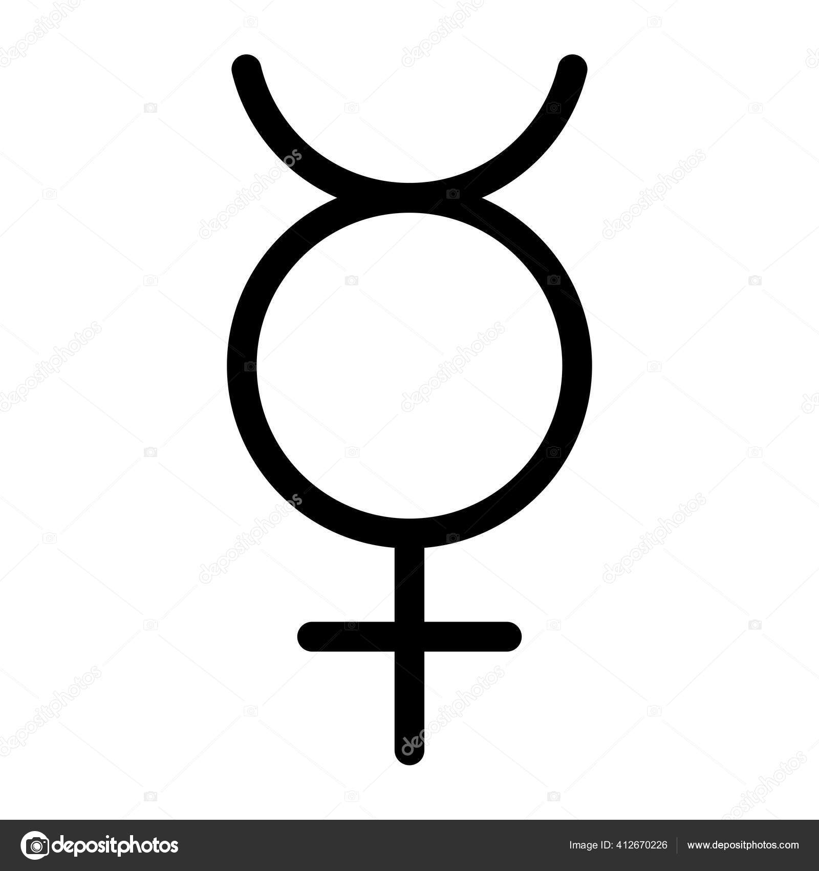 Planet Mercury Symbol
