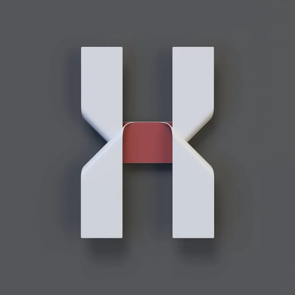 Origami Paper Font Folded Ribbon Font Rendering Letter — Stock Photo © koya979 #313733758