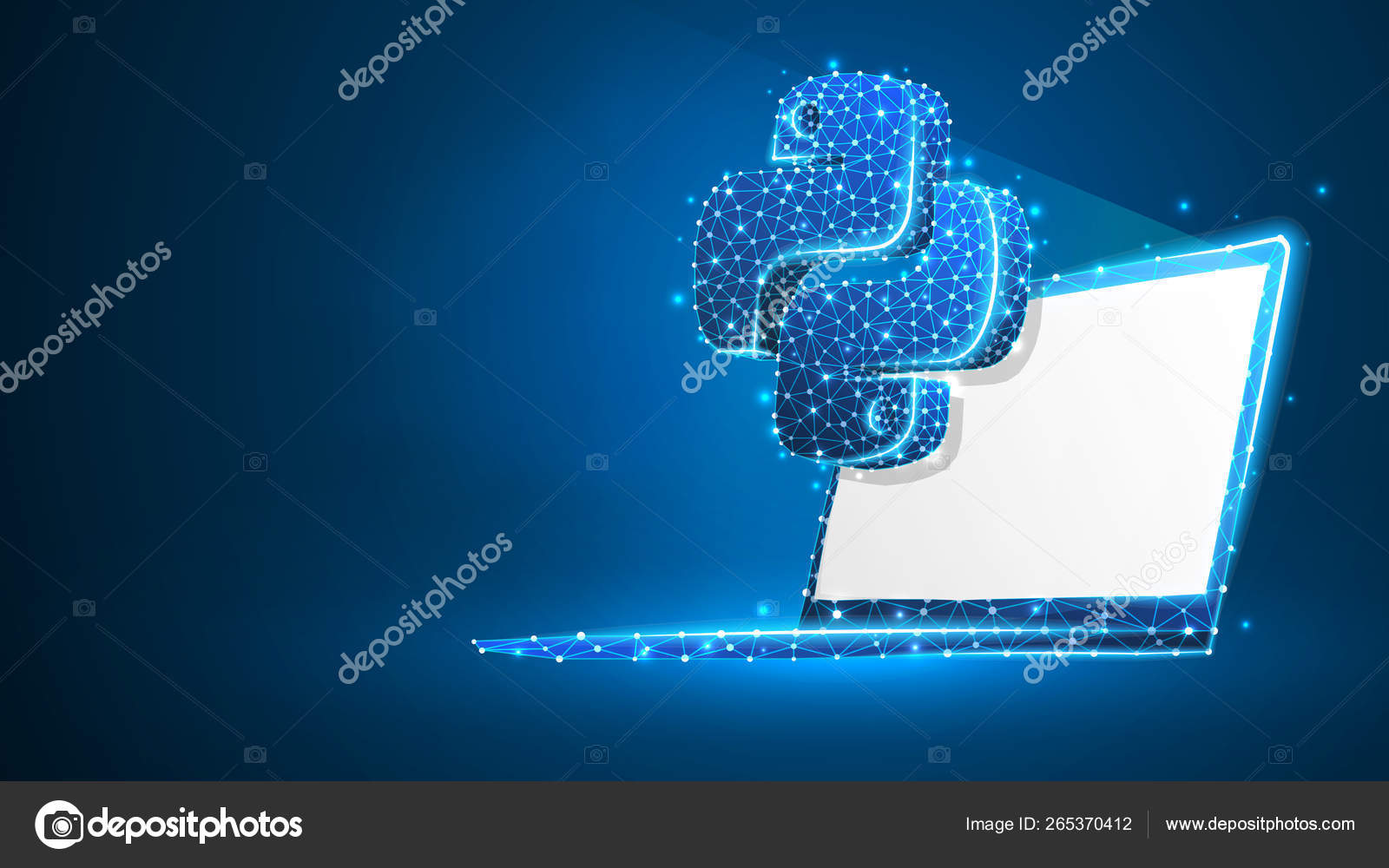 Sinal de linguagem de codificação Python na tela do notebook branco ...