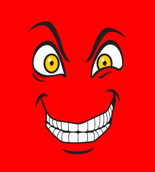 Evil Funny Cartoon Face
