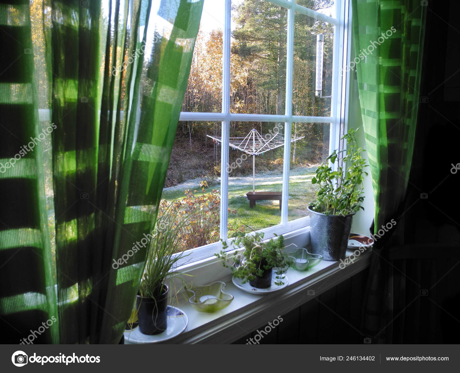 Looking Out Kitchen Window Winter Stock Photo by ©heidiangelica82 ...
