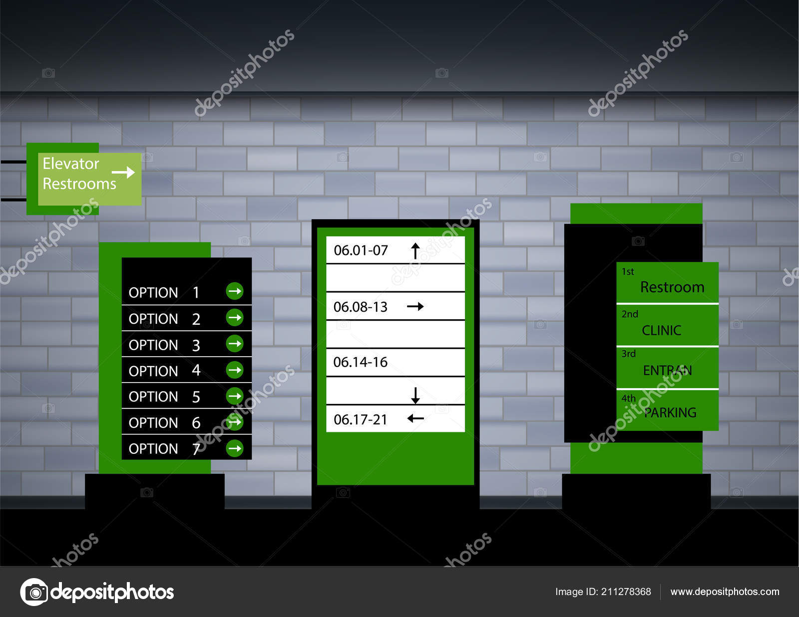 Set signage design Stock Vector by ©irina11998877.gmail.com 211278368