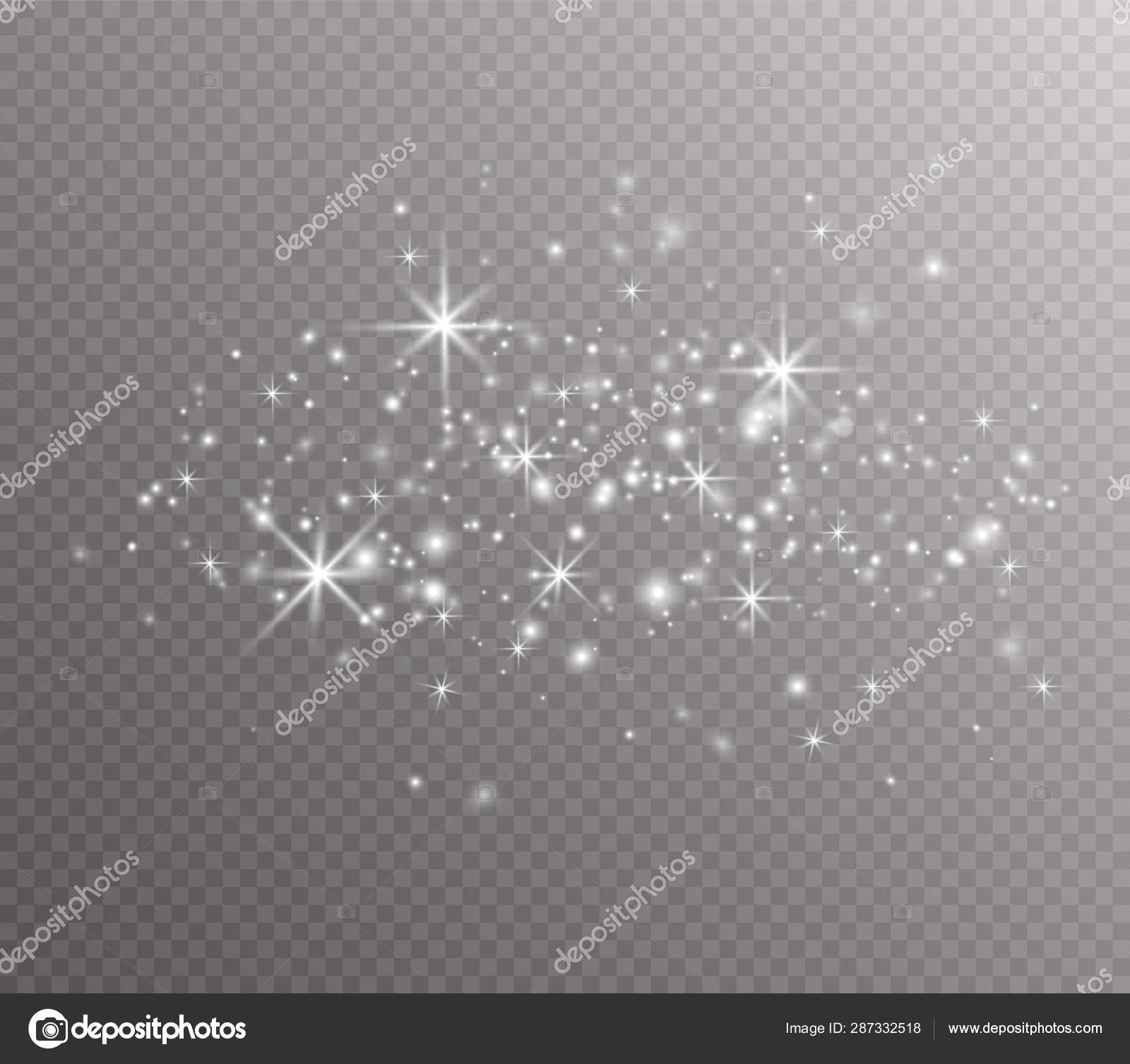 Sparkling magic dust Stock Vector by ©irina11998877.gmail.com 287332518