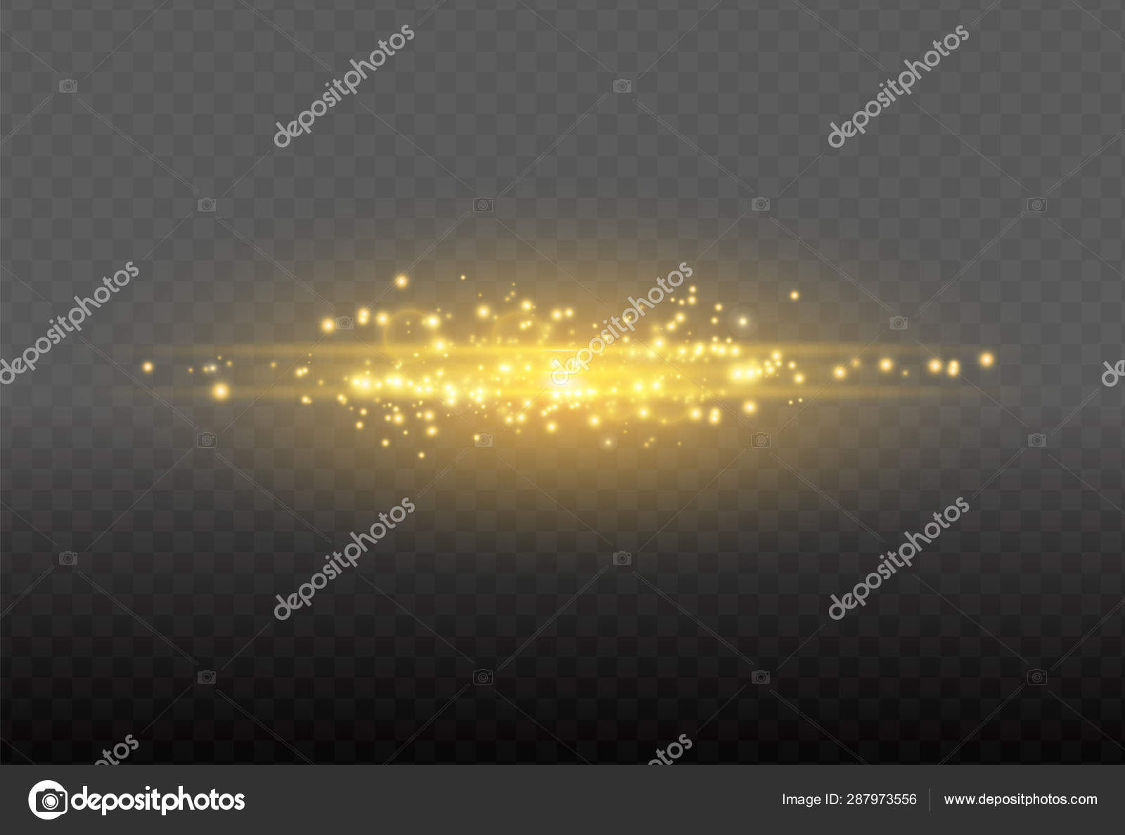 Yellow glowing light Stock Vector by ©irina11998877.gmail.com 287973556