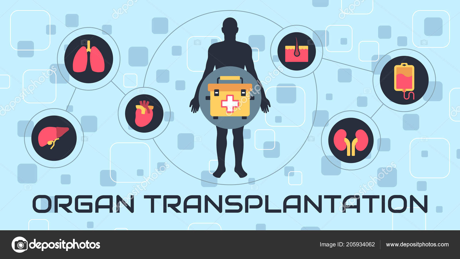 Transplantation vector illustration Stock Vector Image by ©rikitikitao ...