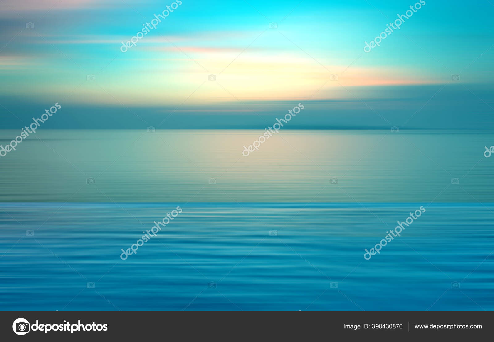 Motion Blurred Background Refraction Water Panoramic Dramatic View ...