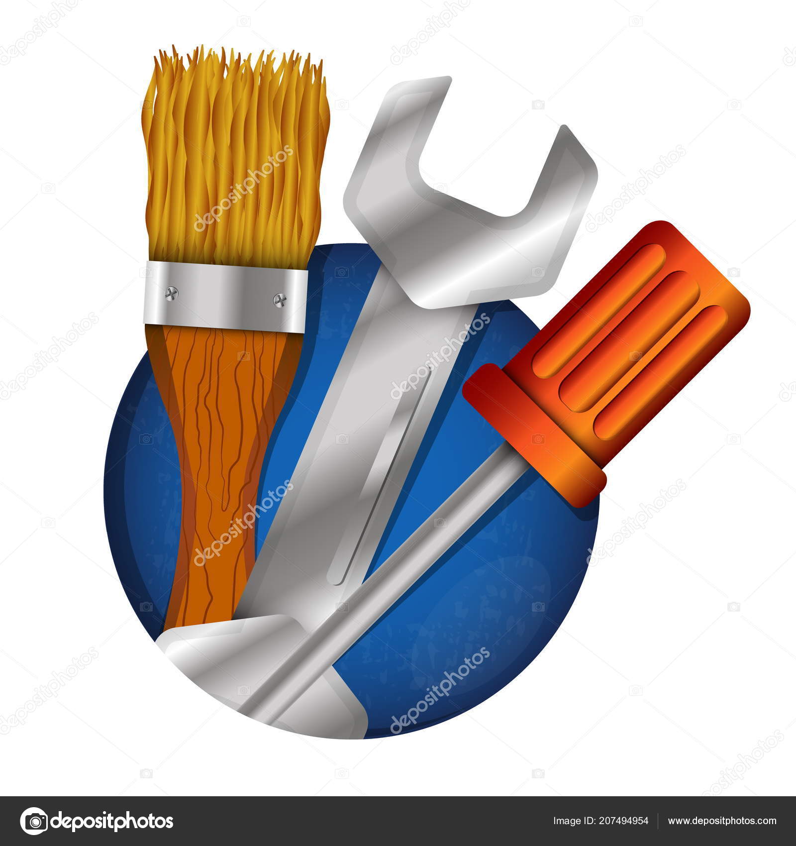 Repair Maintenance Tool Symbol — Stock Vector © john1279 #207494954