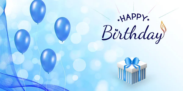 100,000 Blue birthday background Vector Images | Depositphotos