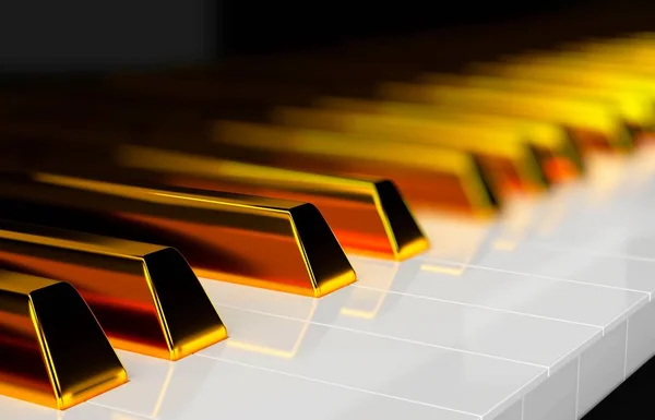 Gold piano keys Stock Photos, Royalty Free Gold piano keys Images ...