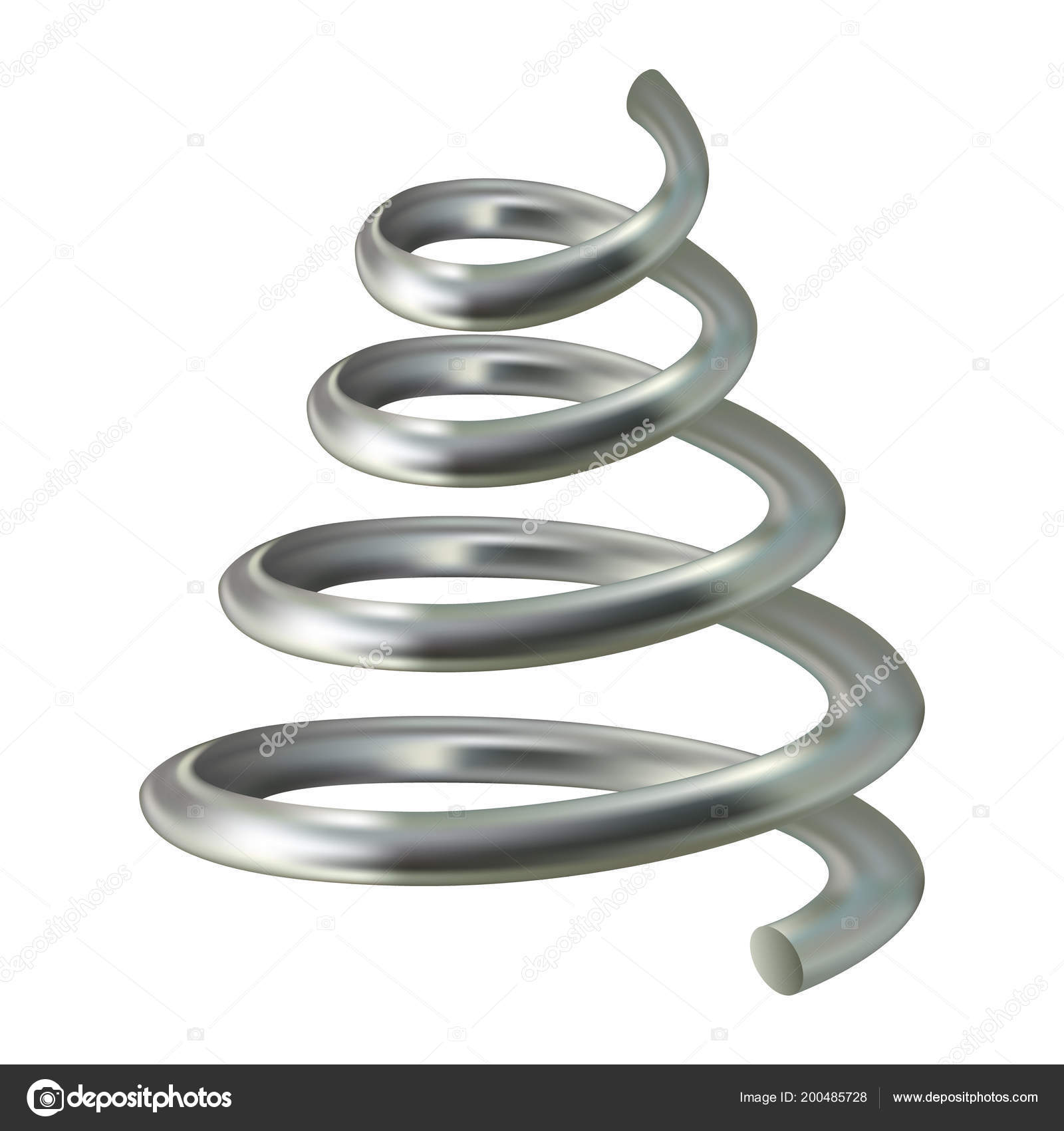 Telephone grey cable mockup, realistic style Stock Vector Image by ...