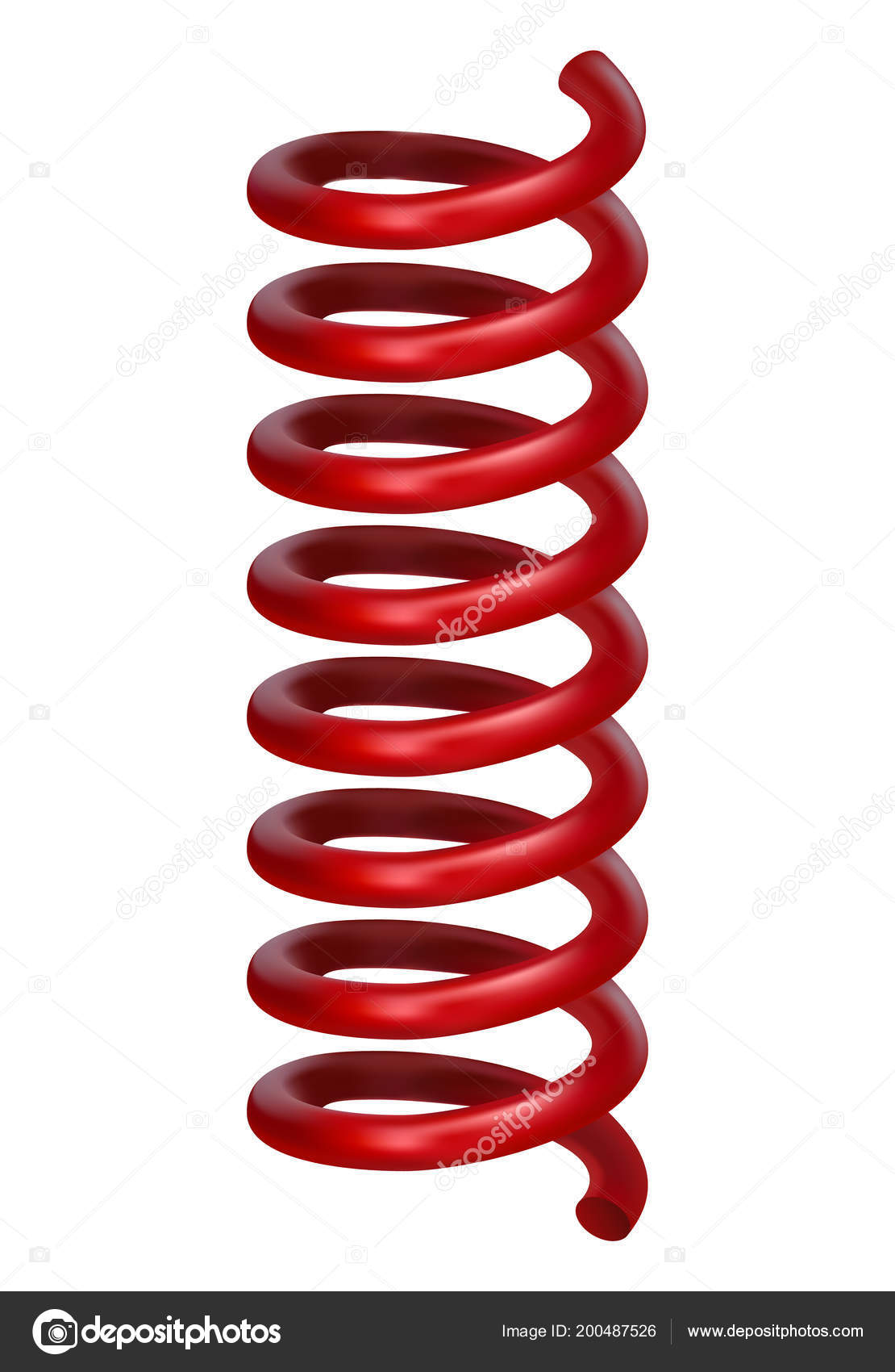 Red cable mockup, realistic style Stock Vector Image by ©anatolir ...