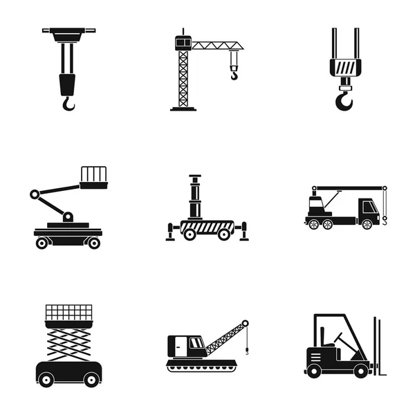 Lifting Equipment Icons Stock Vector Image by ©macrovector #74008853