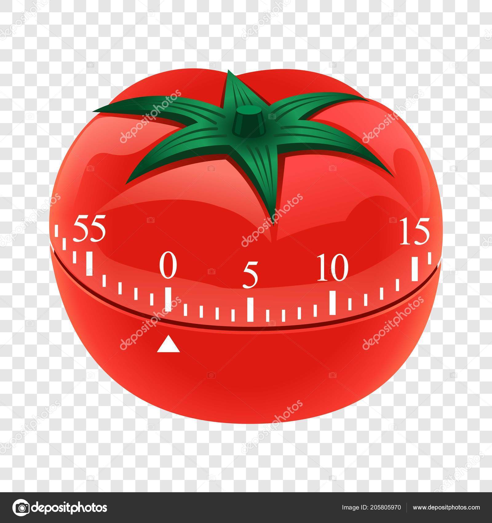 Tomato timer mockup, realistic style Stock Vector Image by ©anatolir ...