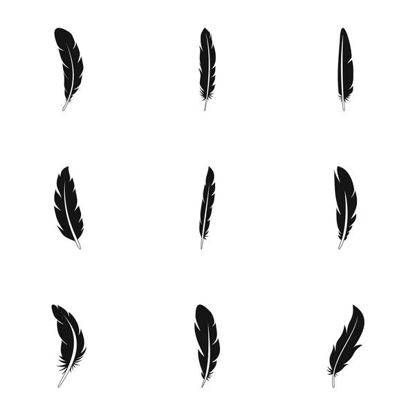 Feather icons set Stock Vector Image by ©huhulin #26596143