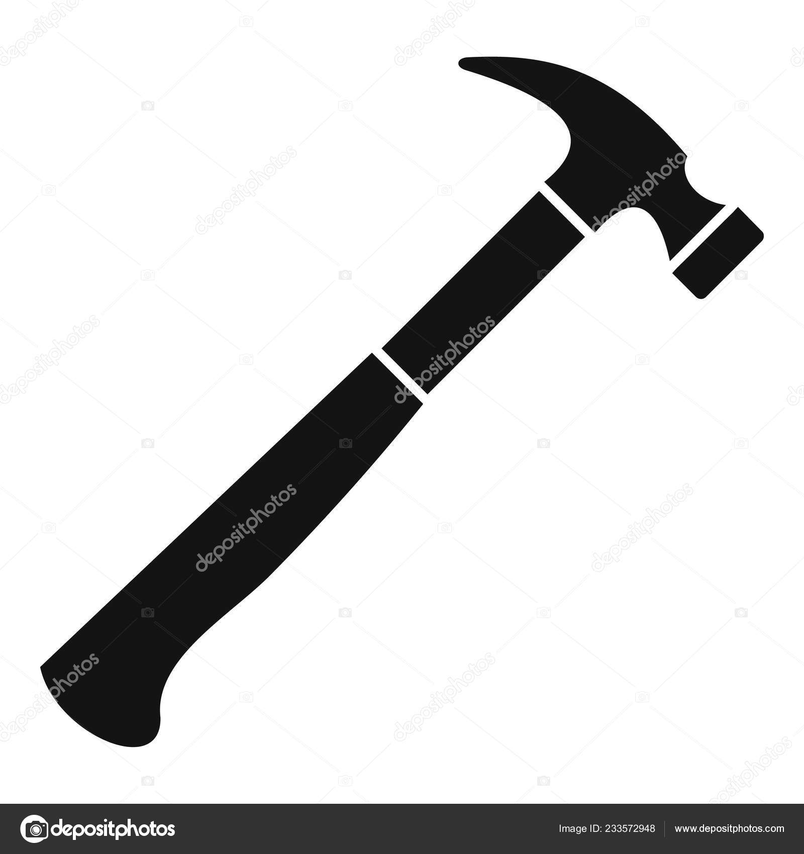 House hammer icon, simple style Stock Vector Image by ©anatolir #233572948
