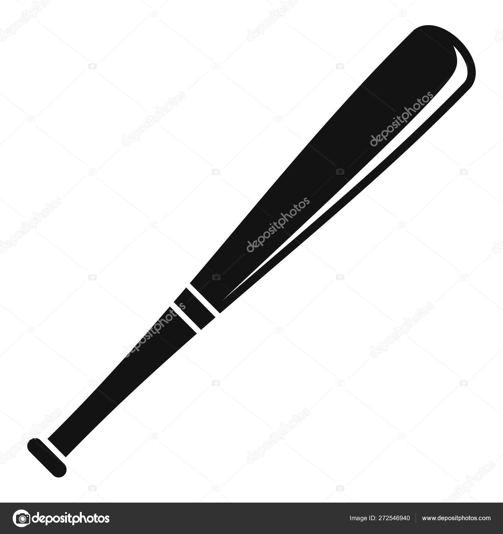 Baseball bat icon, simple style Stock Vector Image by ©anatolir #272546940