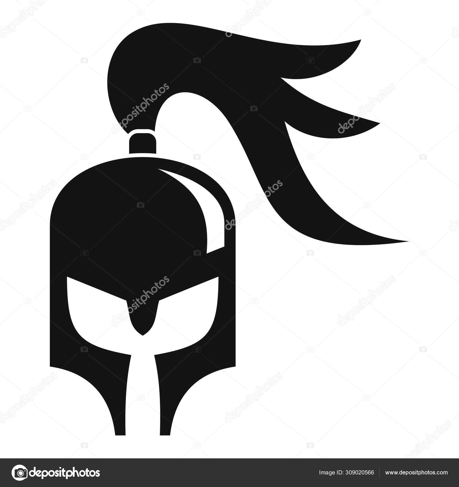 Knight Helmet Silhouette