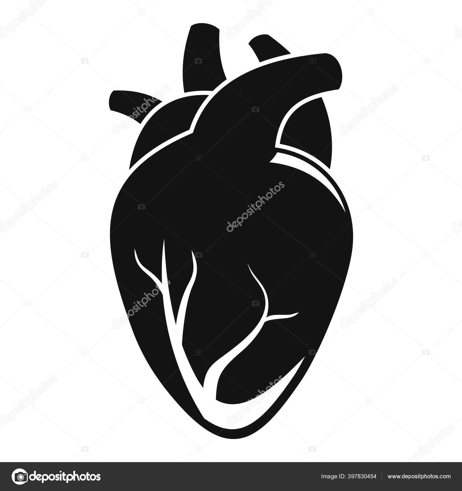 Muscle human heart icon, simple style Stock Vector by ©anatolir 397830454