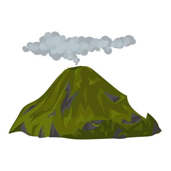 Realistic Cartoon Volcano