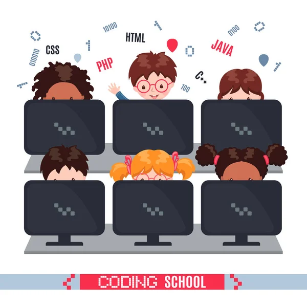 600 Kids coding Vector Images | Depositphotos