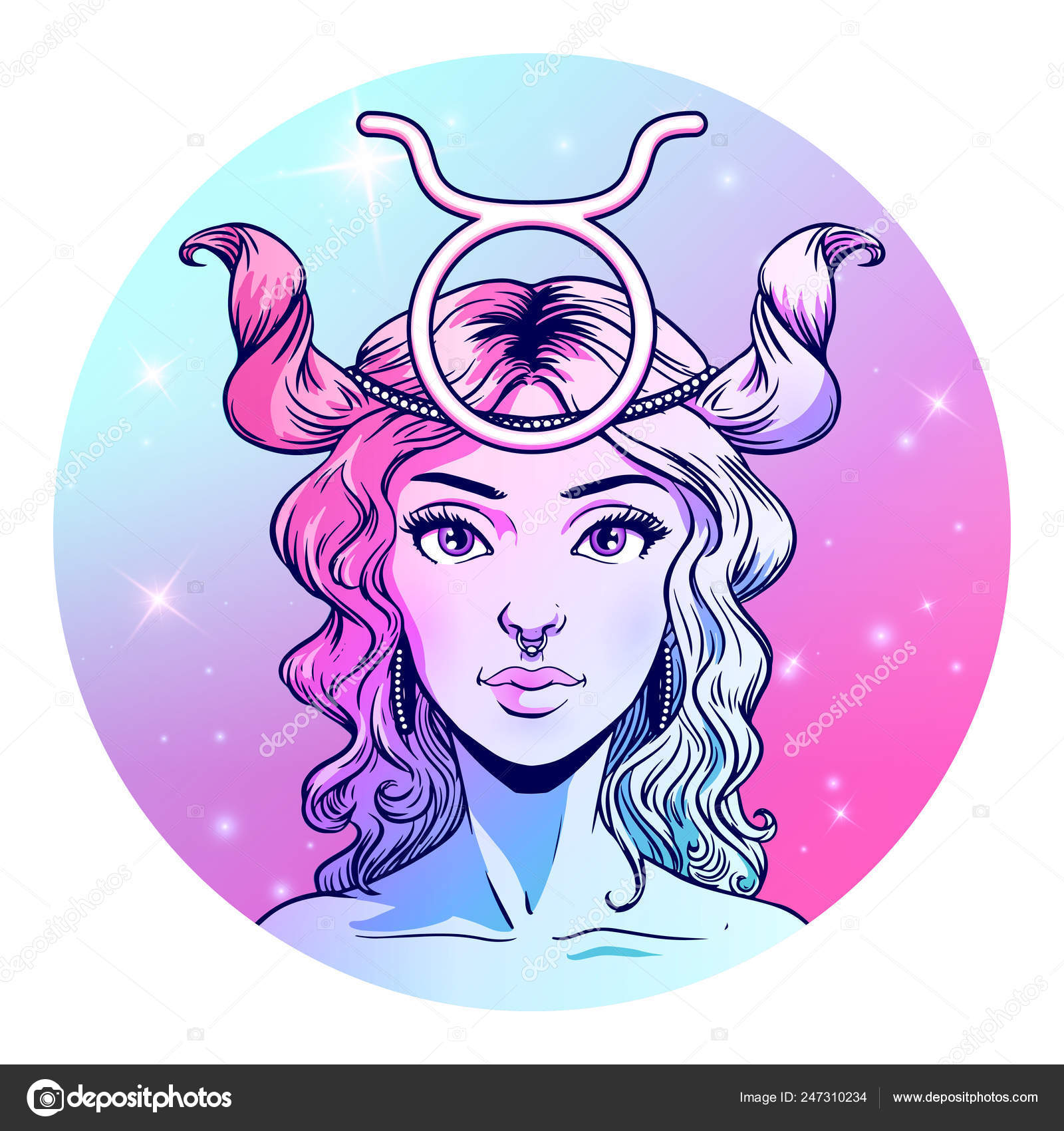 Taurus Woman Art