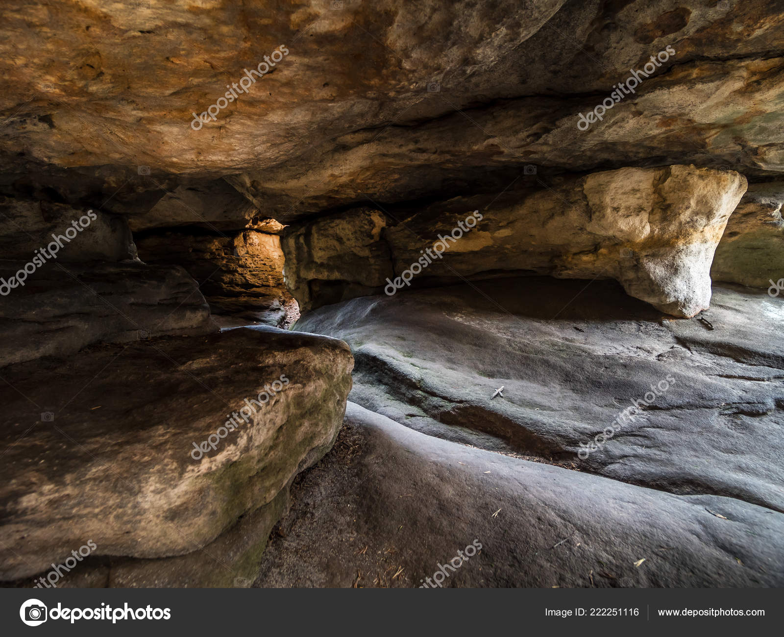 Sandstone Errant Rocks Labyrinth Table Mountain National Park Poland ...