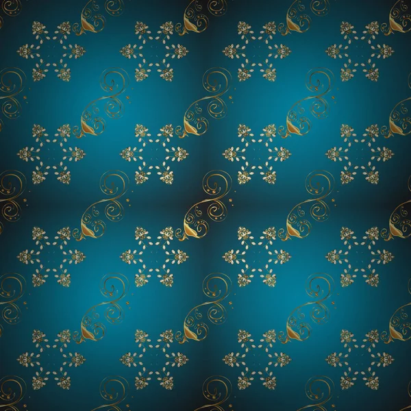 Azul rey con dorado imágenes de stock de arte vectorial | Depositphotos