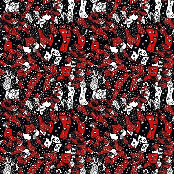 Santa muerte pattern imágenes de stock de arte vectorial | Depositphotos