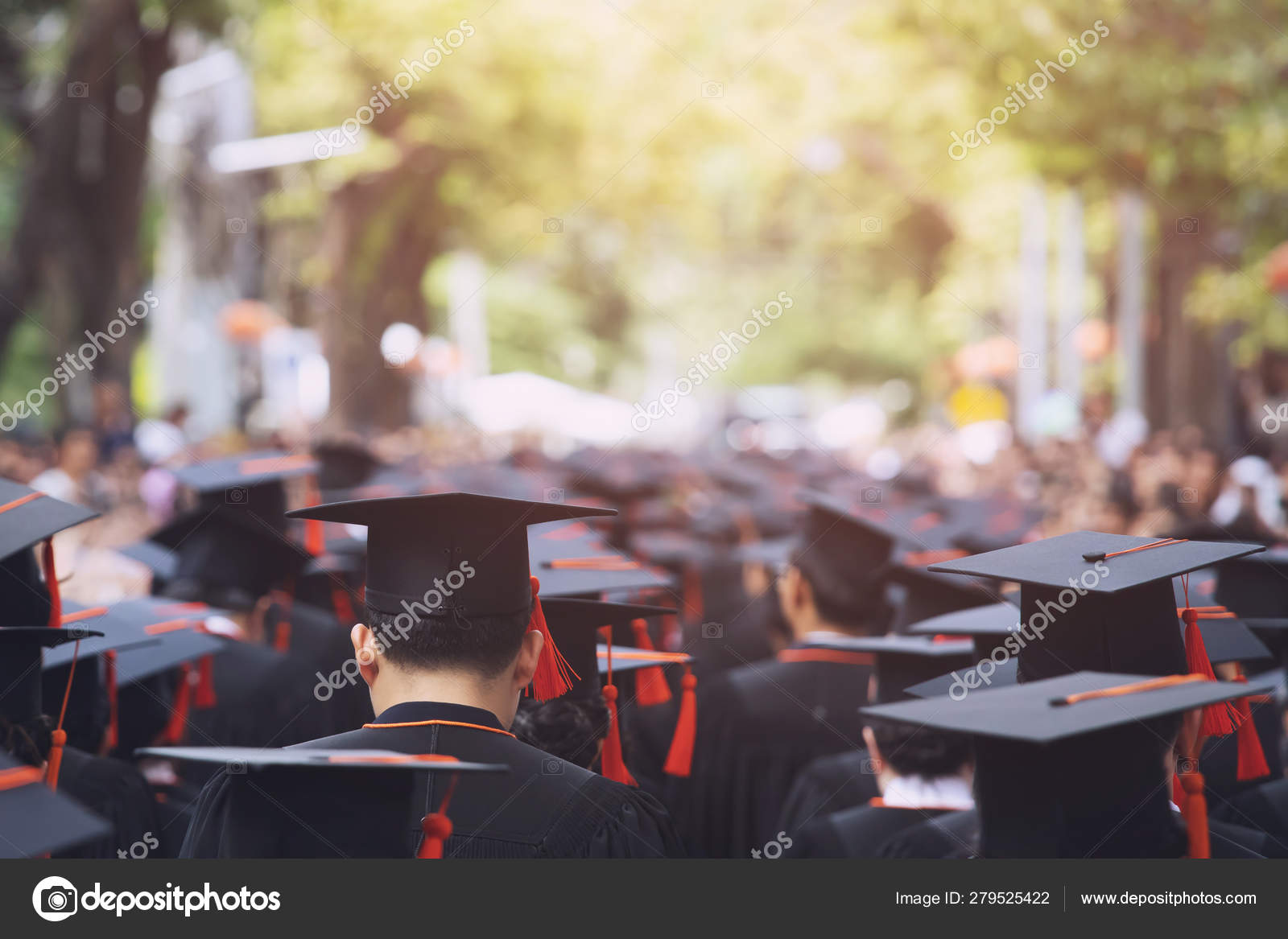 Group Graduates Commencement Concept Education Congratulation ...