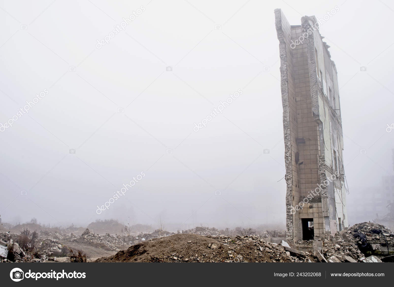 Destroyed Buildings Background