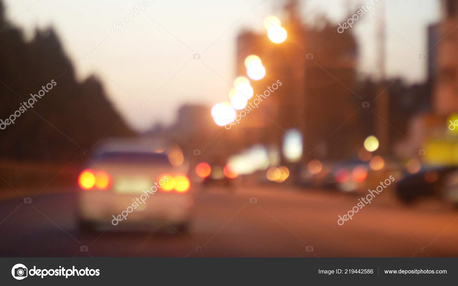 Windshield View Night