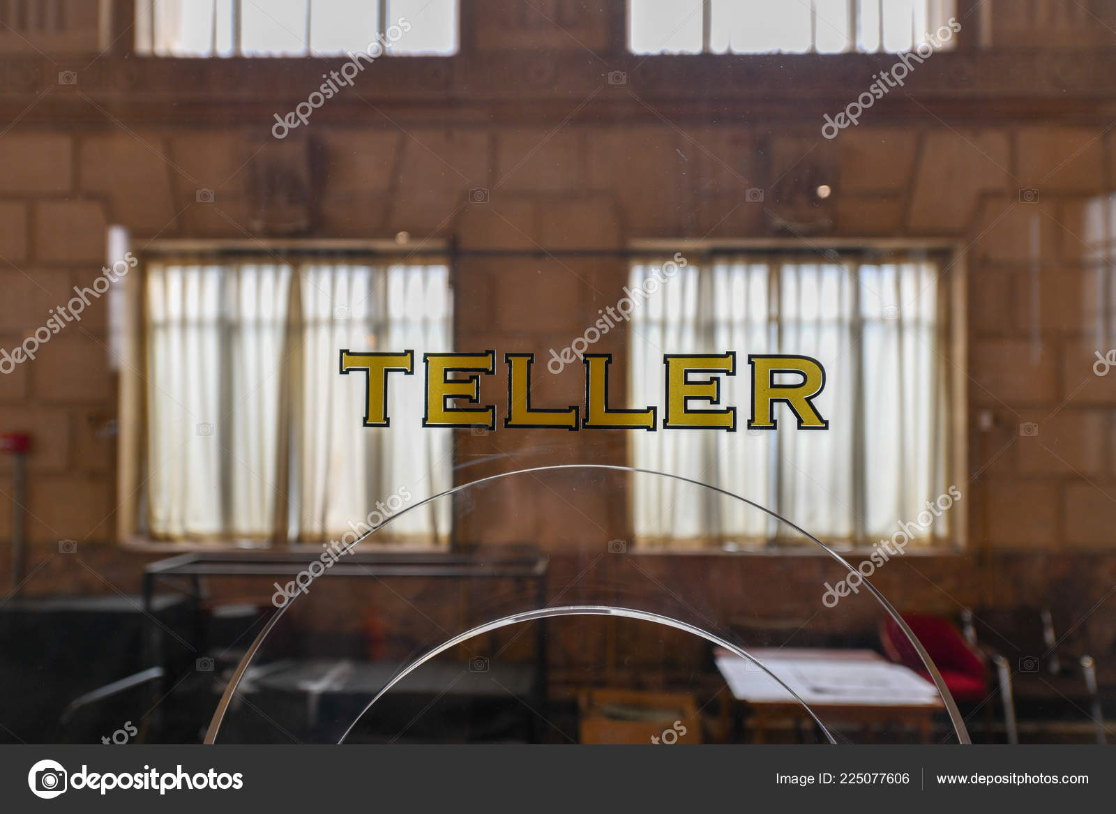 Bank Teller Window