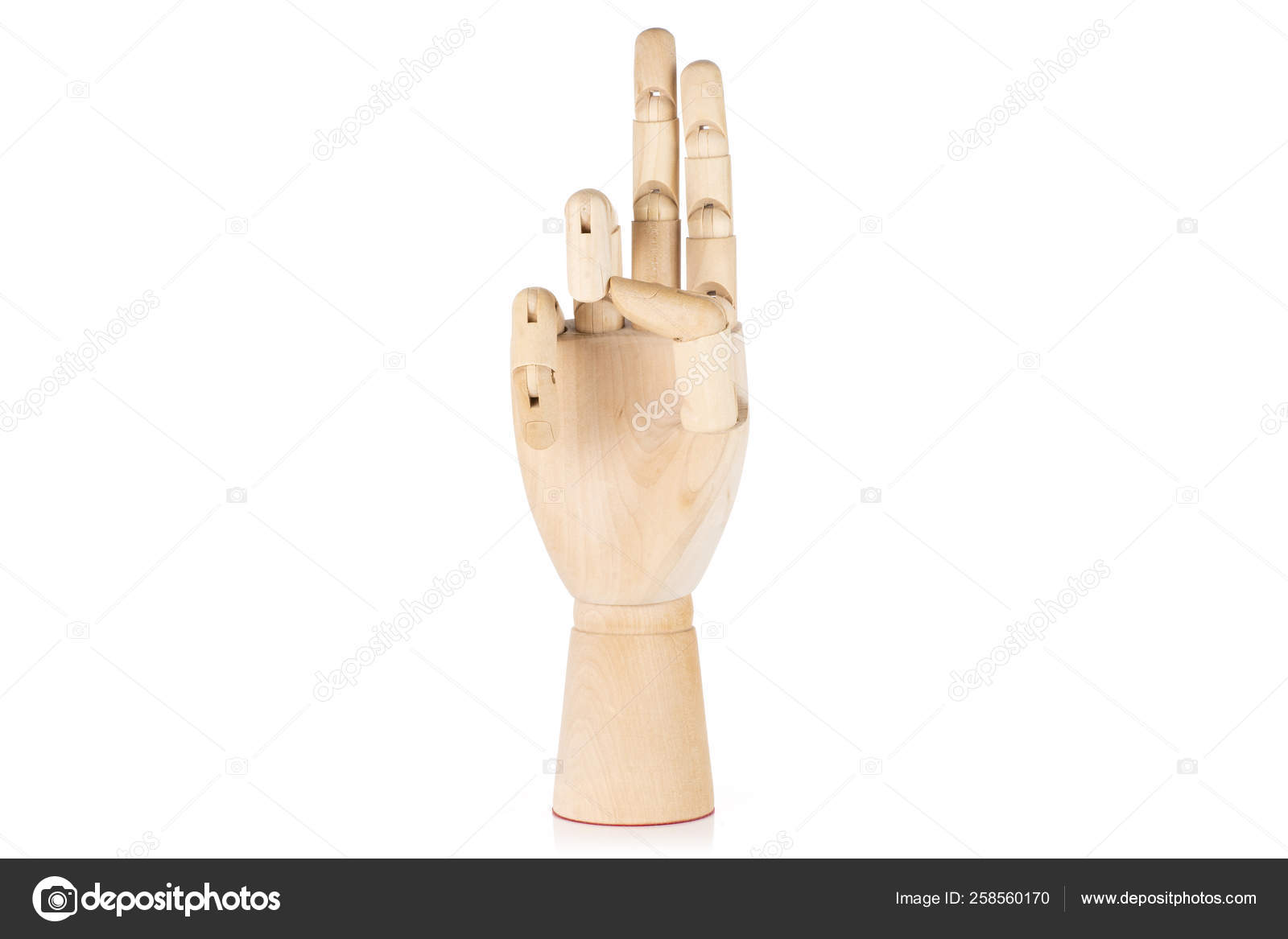 Deaf sign language isolated on white Stock Photo by ©PIXbank 258560170