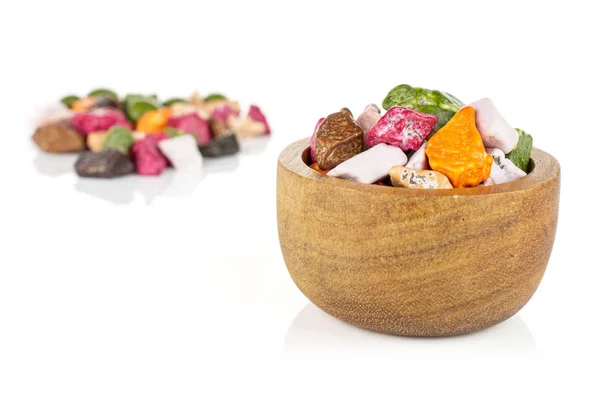 Chocolate stone candy isolated on white Stock Photo by ©PIXbank 306251274