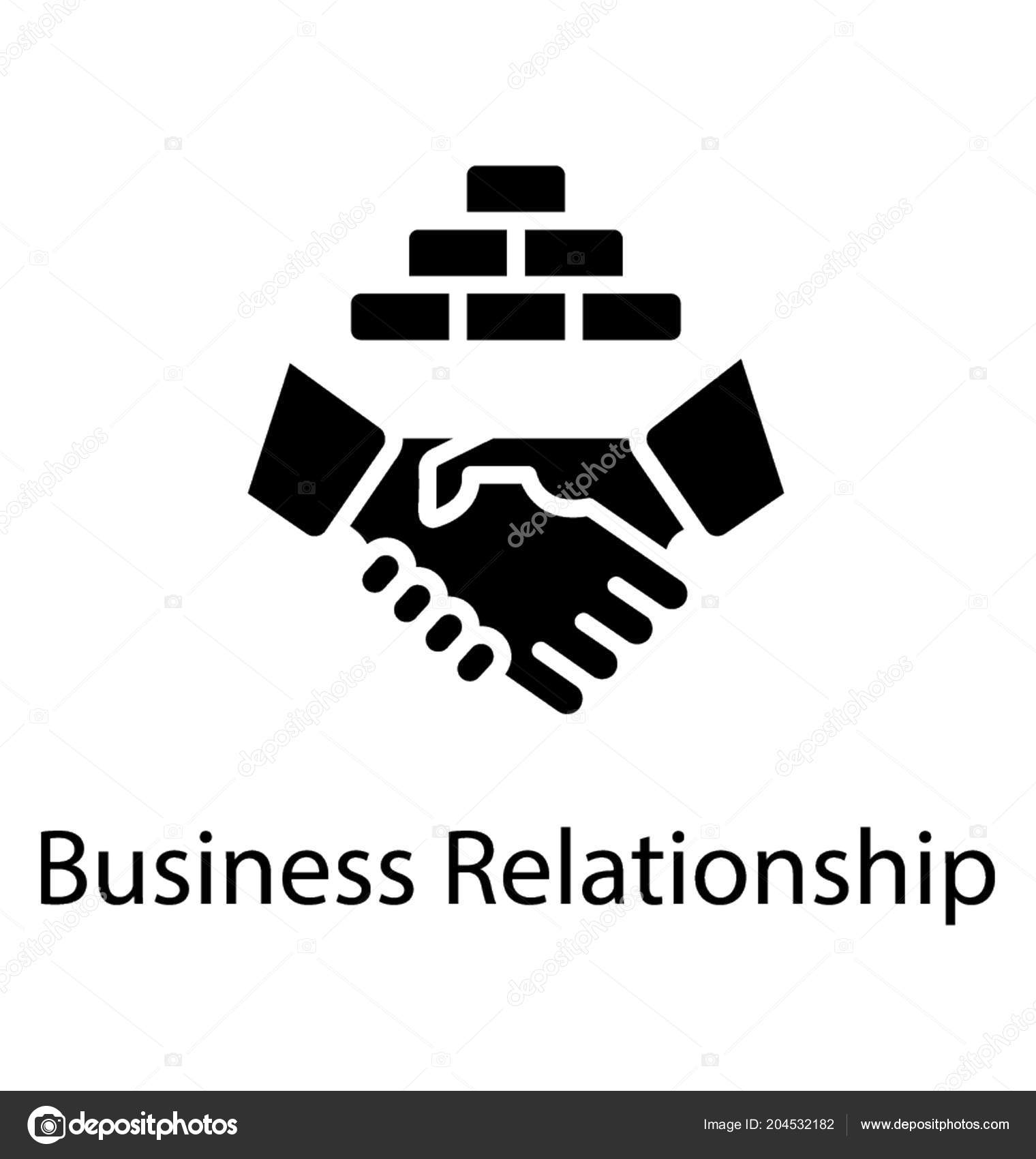 Construction Masonry Background Handshake Symbolizing Icon Building ...