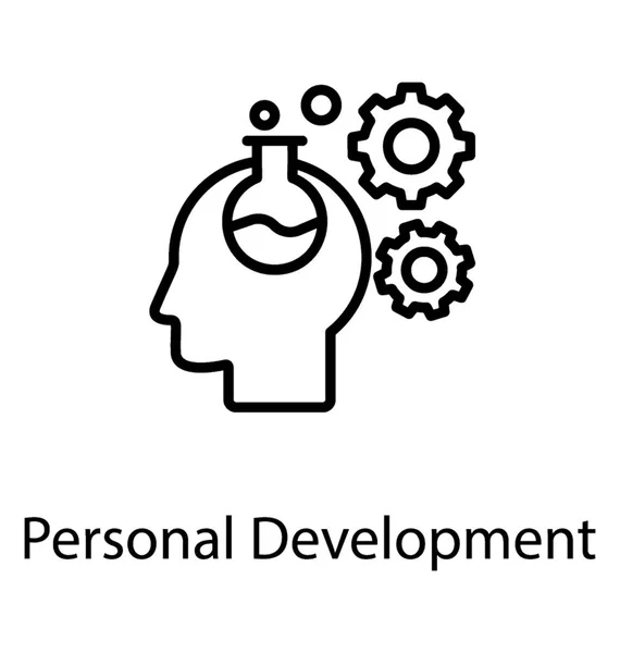 Human Brains Time Working Process Shown Cogwheel Time Clock Smart ...