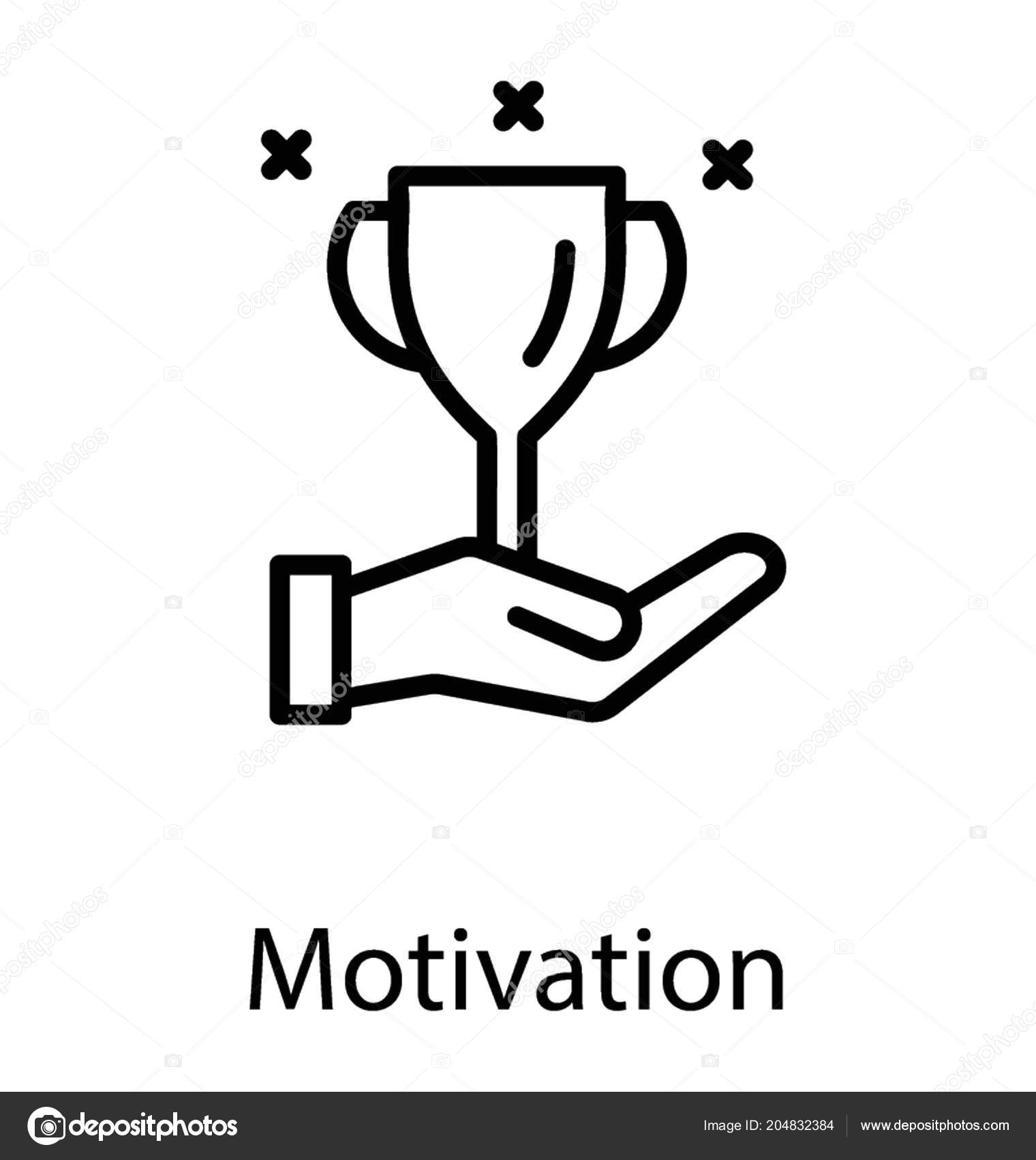 Hand Holding Award Trophy Symbolizing Business Award Stock Vector by ...