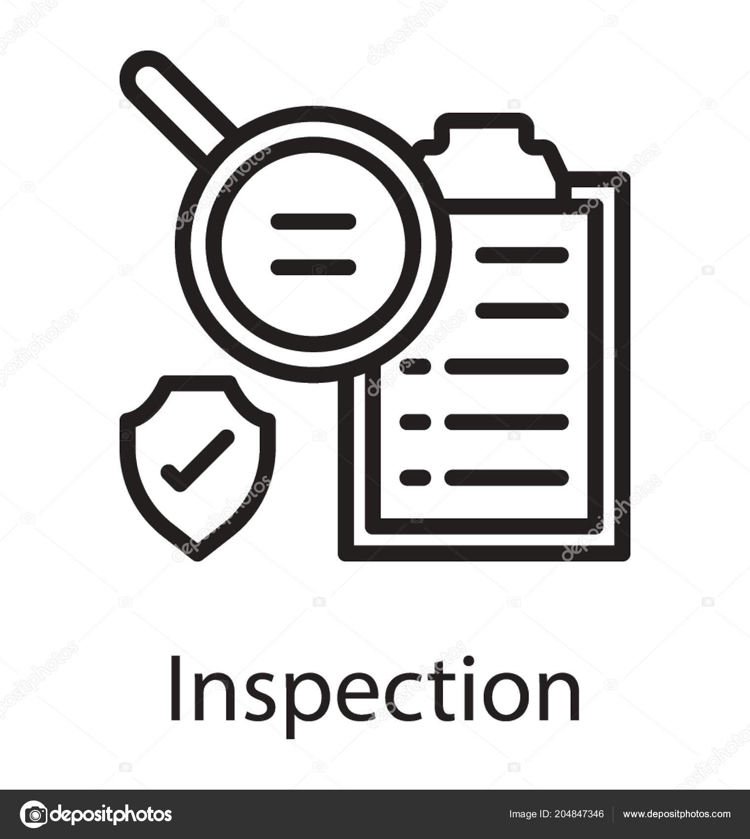 Clipboard Paper Magnifier Verification Sign Project Inspection Icon ...