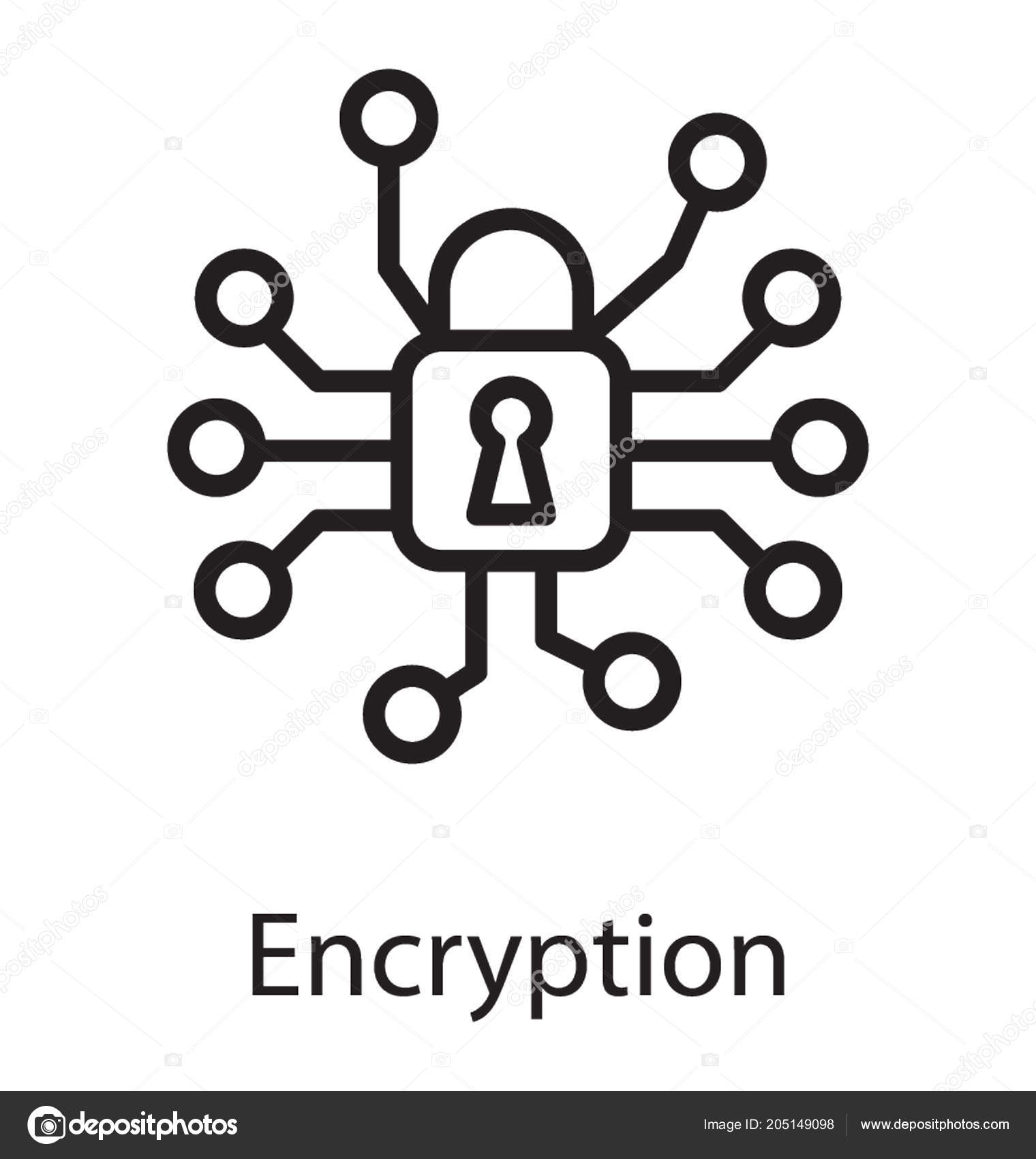 Locked Padlock Nodes Holding Encryption Concept Stock Vector Image by ...