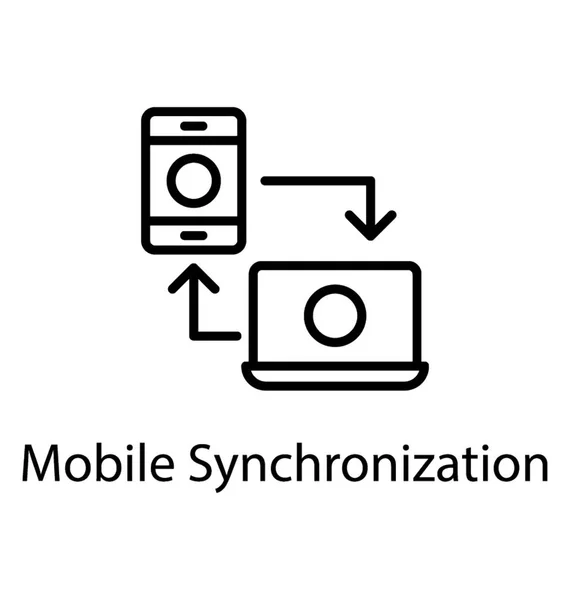 Smartphone Embedded Arrows Monitor Screen Give Idea Mobile ...