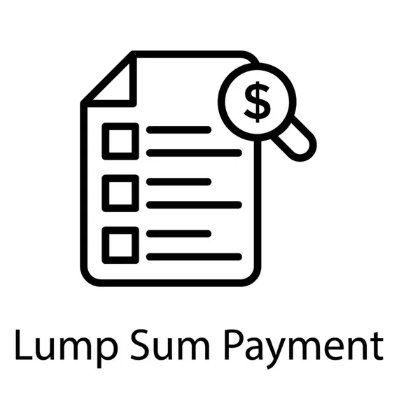 Lump sum payment Stock Vectors, Royalty Free Lump sum payment ...