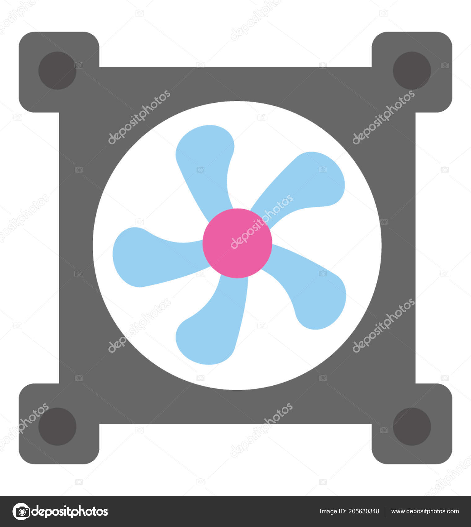 Square Shaped Fan Icon Exhaust Fan Stock Vector by ©prosymbols 205630348