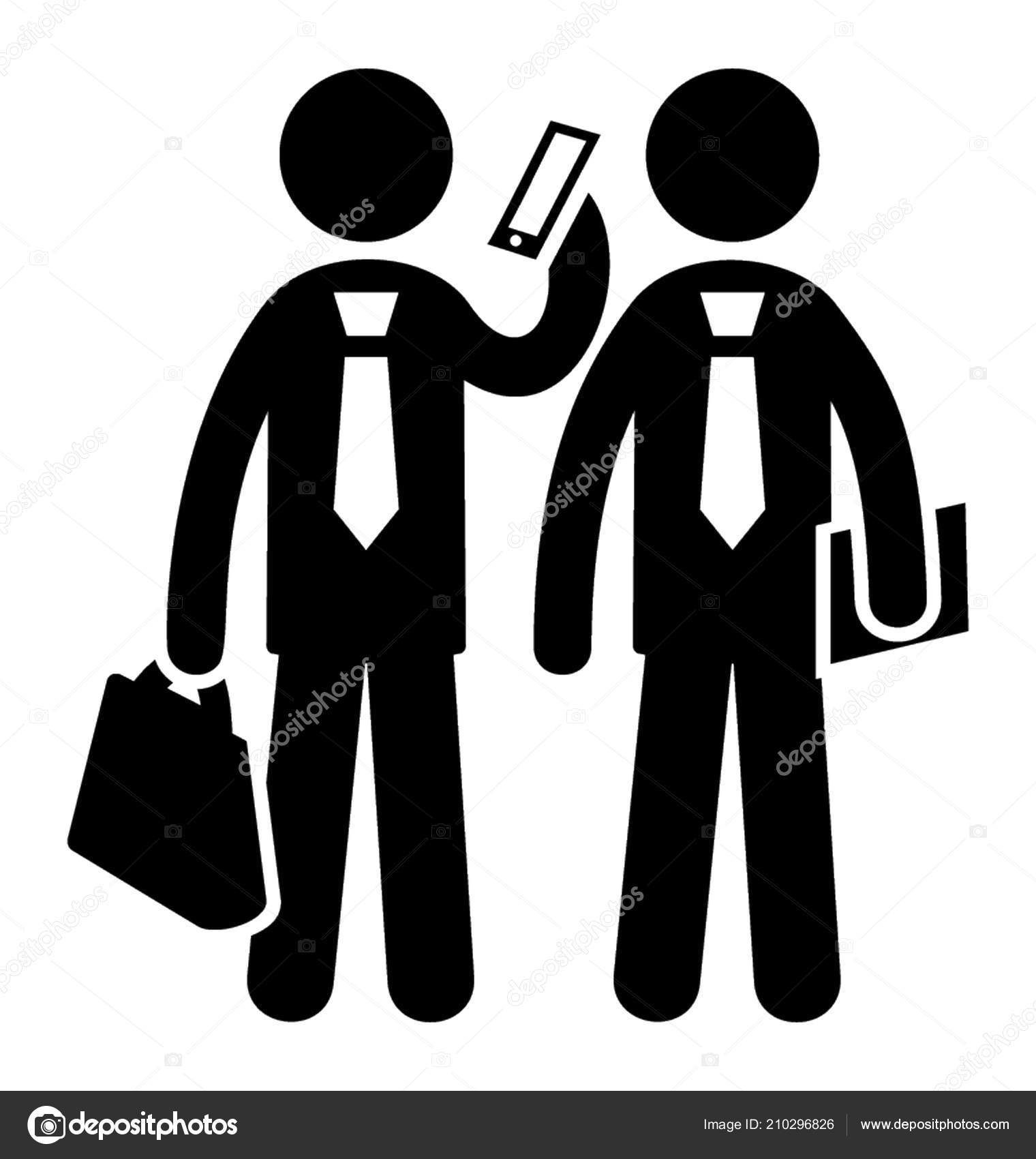 Ícone Avatares Humanos Com Cópias Maus Mão Retratando Pessoal ...