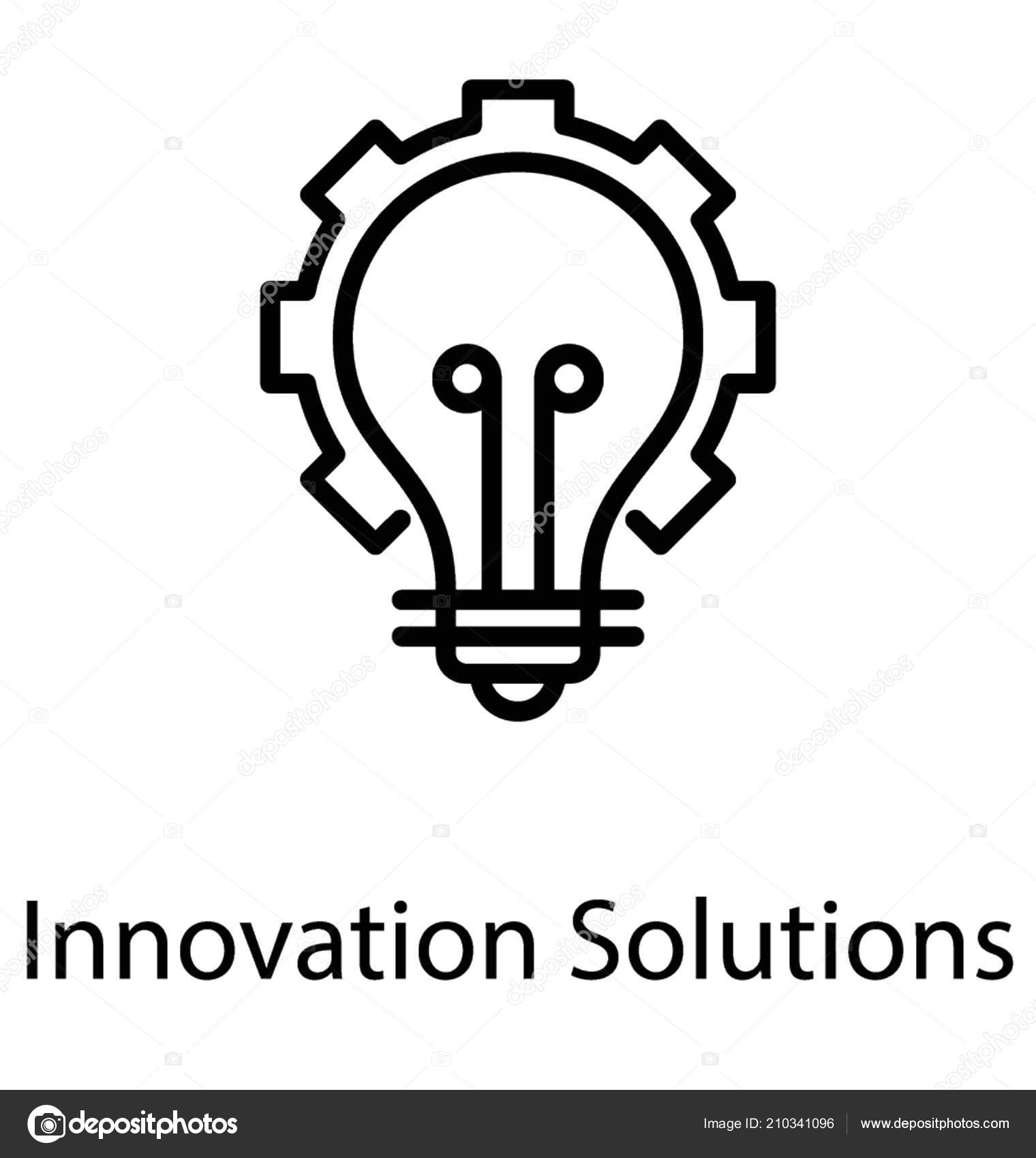 Light Bulb Symbol Innovative Solution Stock Vector by ©prosymbols 210341096
