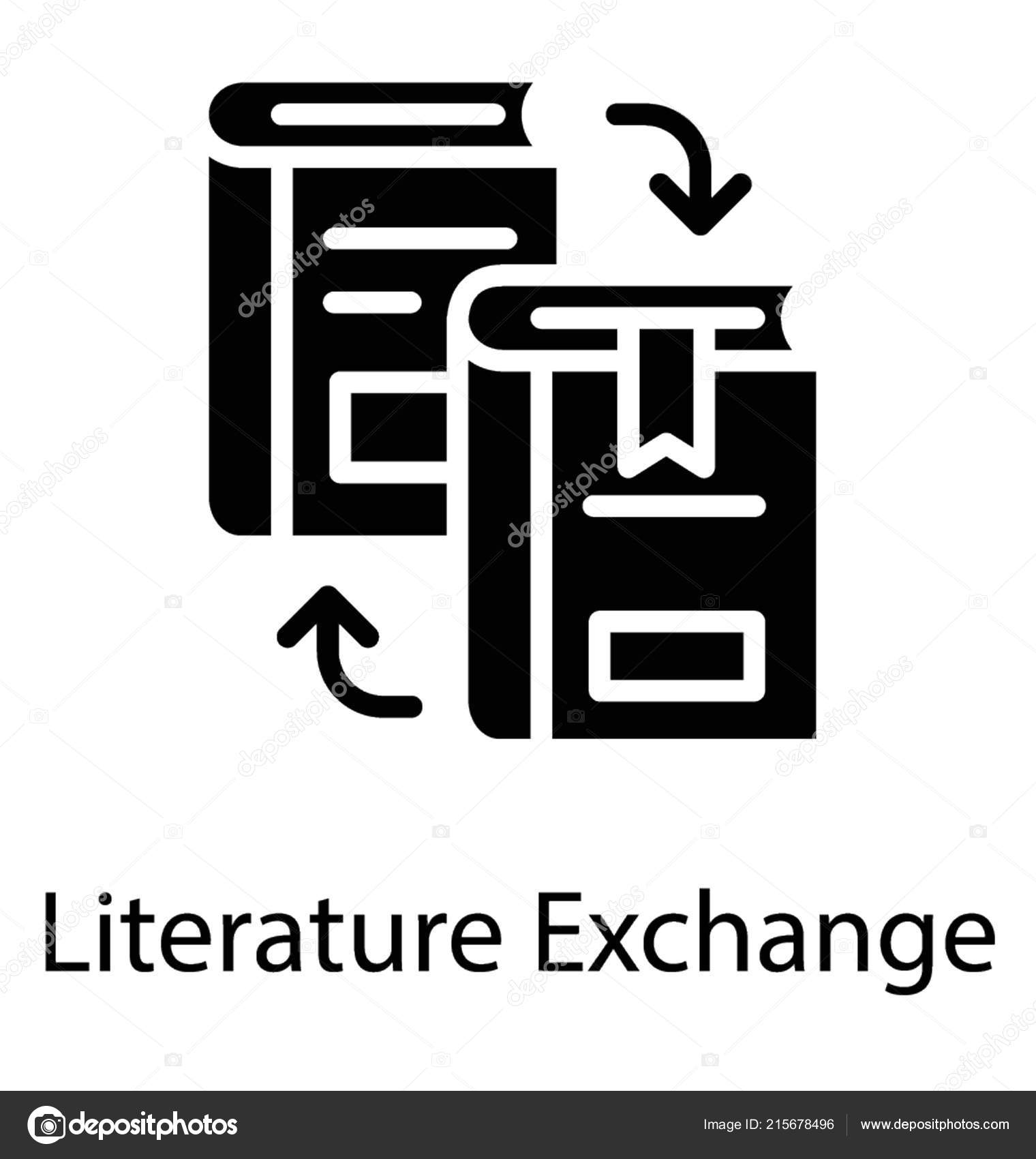 Books Connected Arrows Knowledge Sharing Icon Vector Stock Vector Image ...