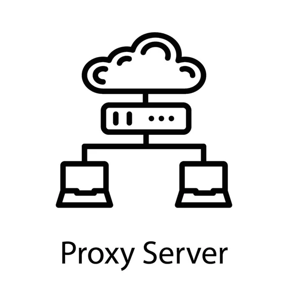 Cloud proxy server Vector Art Stock Images | Depositphotos